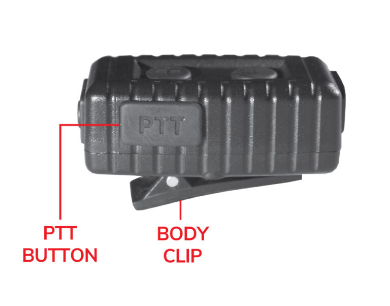 Nighthawk Bluetooth Body Microphone - Earphone Connection