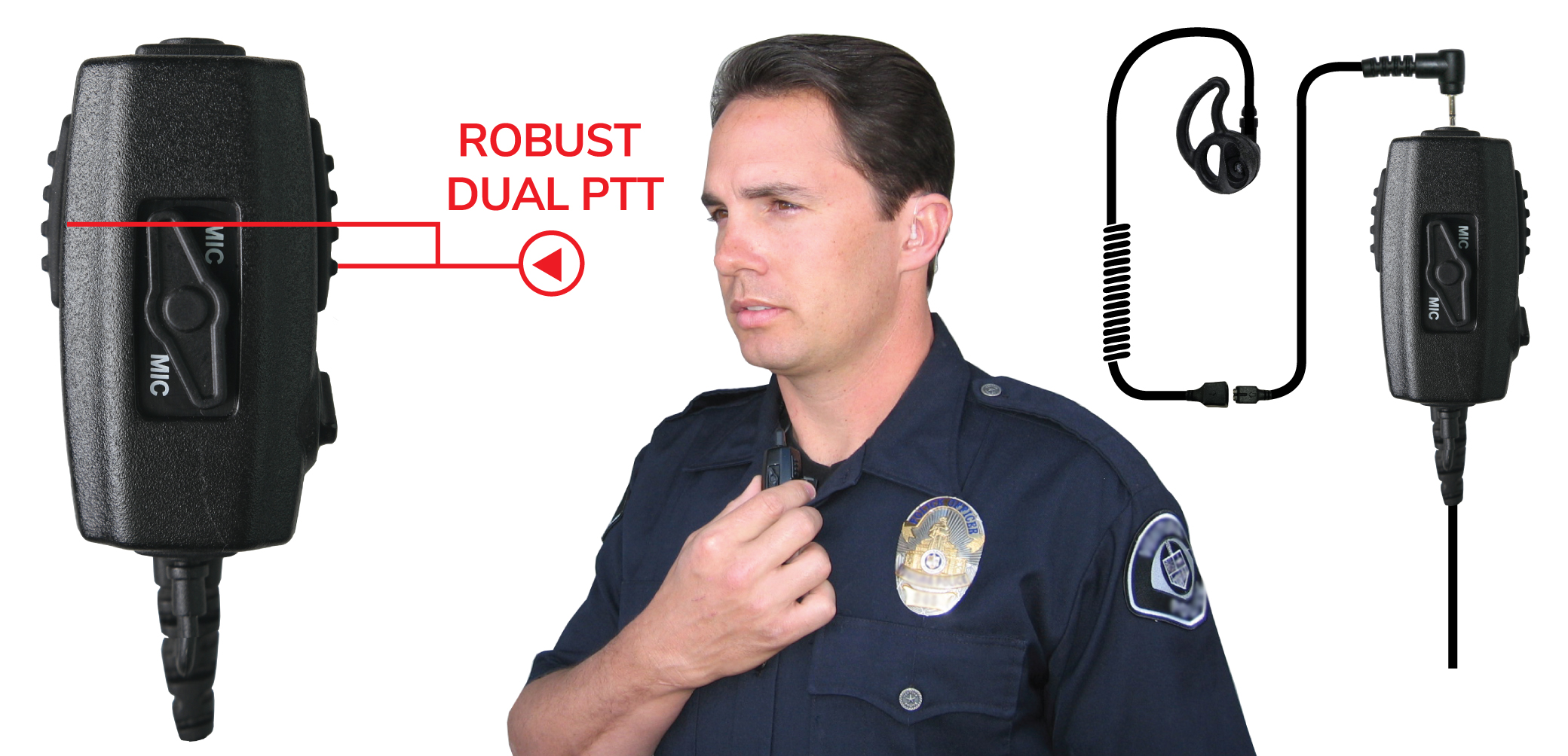 Robust And Durable Dual Push to Talk PTT For Reliable Radio