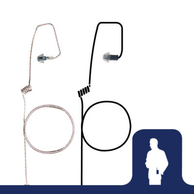 Whisper Hawk EC Covert Lapel Microphone - EarPhone Connection